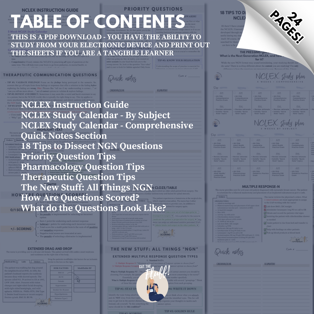 2024 NGN (NCLEX) Study Calendar + Tips - Digital – RNExplained